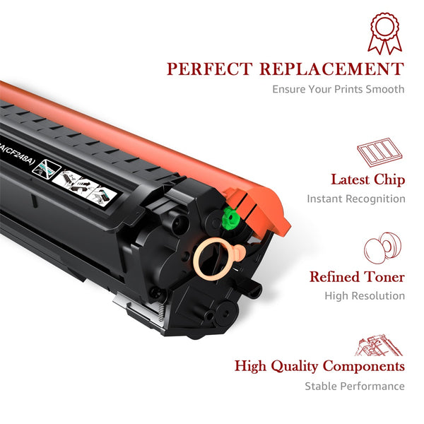 Compatible HP CE248A 48A Black Toner Cartridge by Toner Kingdom