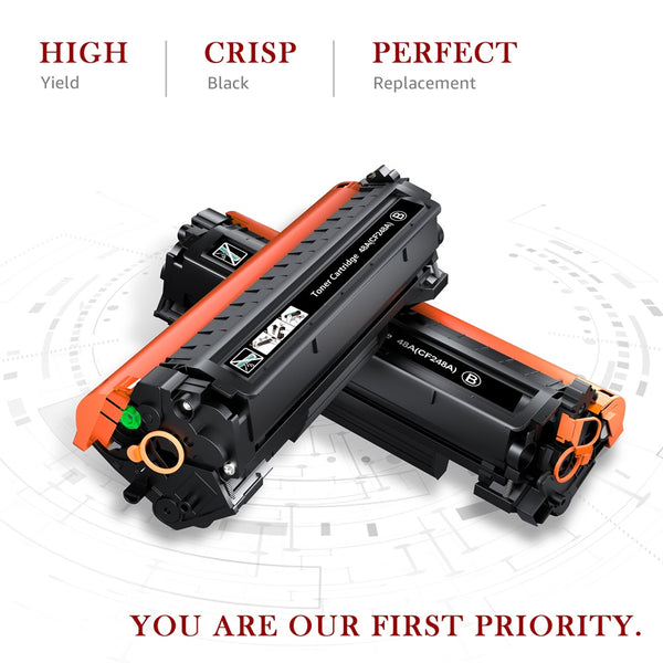 Compatible HP CE248A 48A Black Toner Cartridge by Toner Kingdom