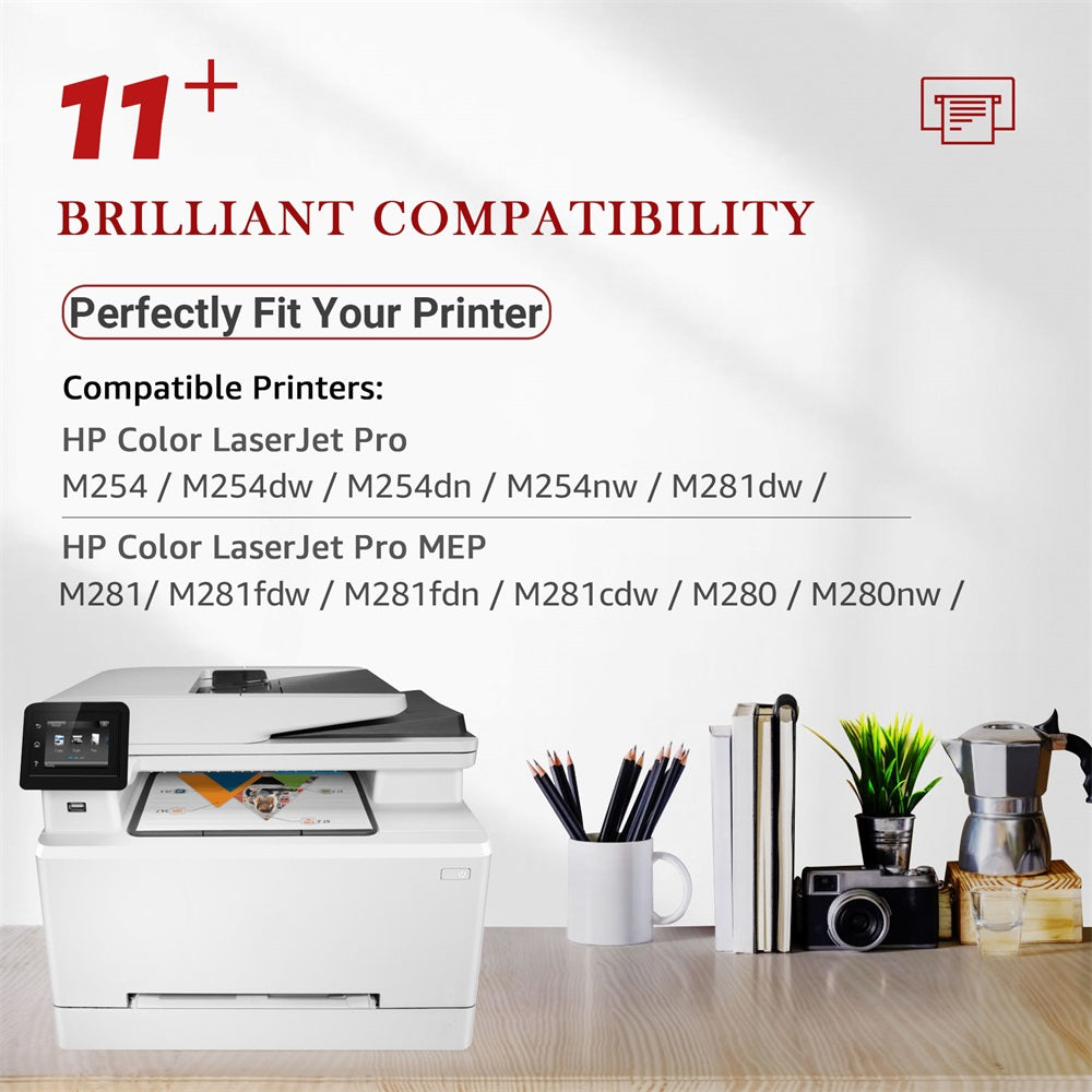 Hp Laser Jet Pro M402n Toner 4-Pack Compatible Toner Cartridges For HP ...