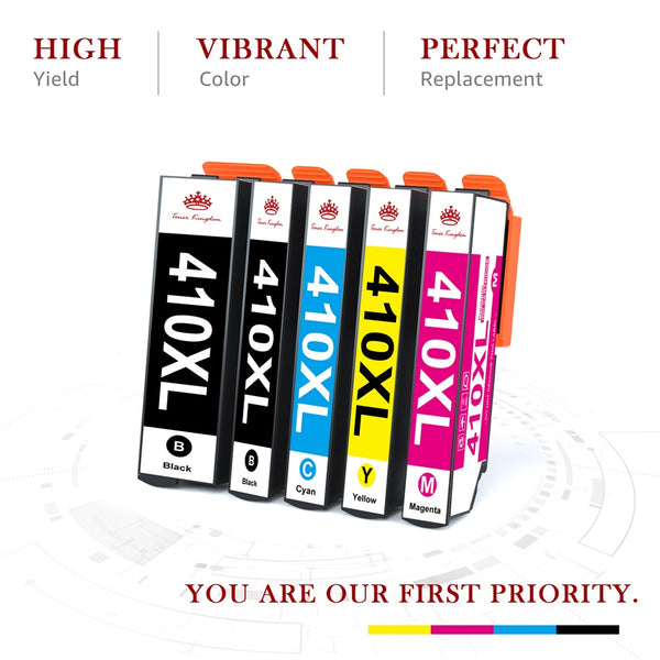 Epson 410XL T410XL Remanufactured Ink Cartridge - 5 Pack – Toner Kingdom